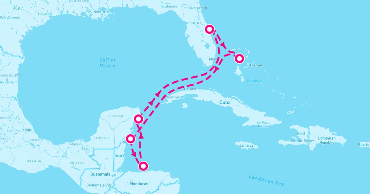 Star of the Seas - October 10, 2027 (7 Night) Cruise Map, Ports & Ship Info