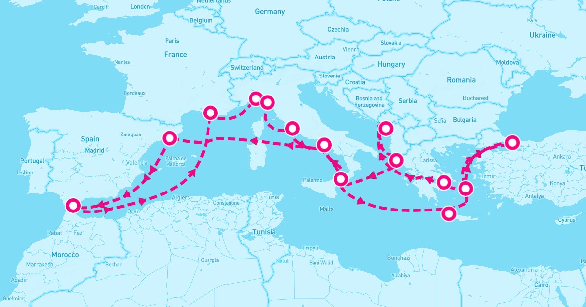 Princess Sun Princess June 1, 2024 – The Best Of The Mediterranean