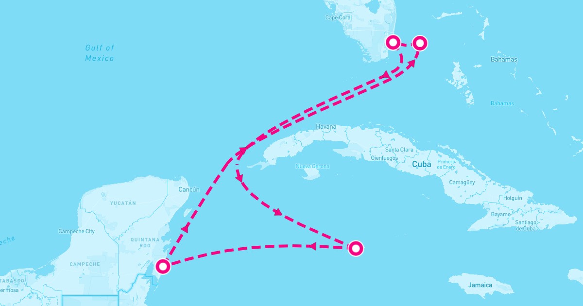 Valiant Lady July 13, 2025 Cruise (7 Nights) – Itinerary Map, Ports ...