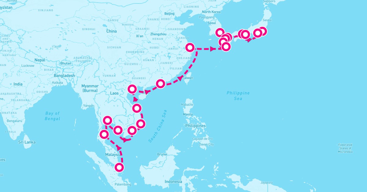 MS Westerdam Jan 20, 2024 — 28-Night Singapore Cruise