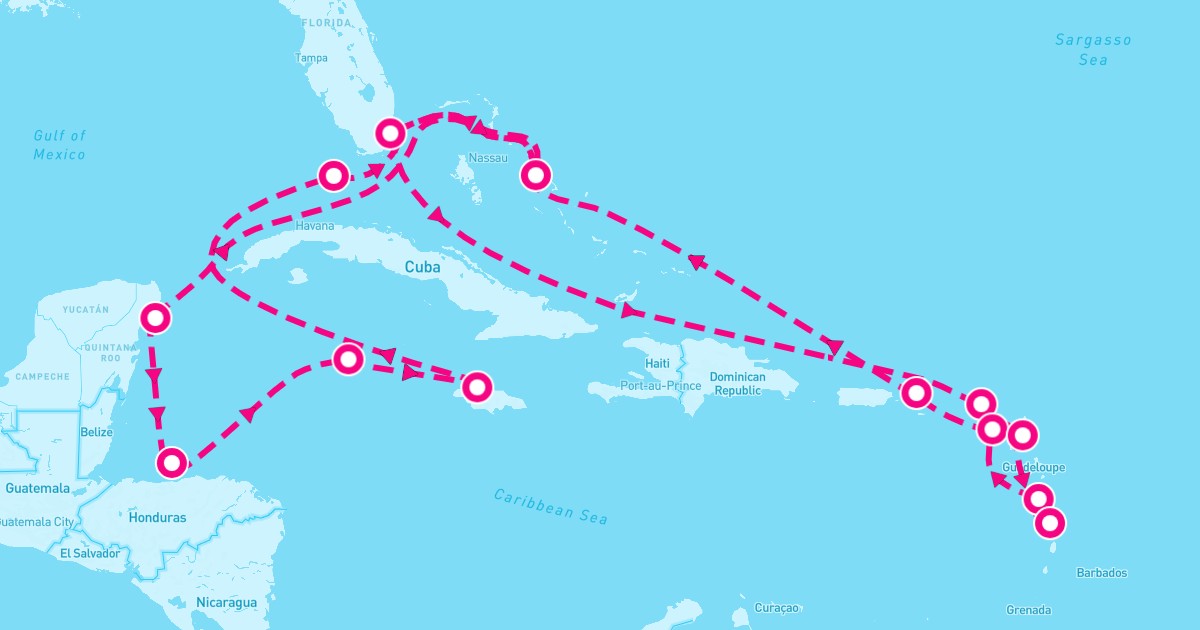 MS Zuiderdam October 31, 2026 — 21-Night Miami Cruise