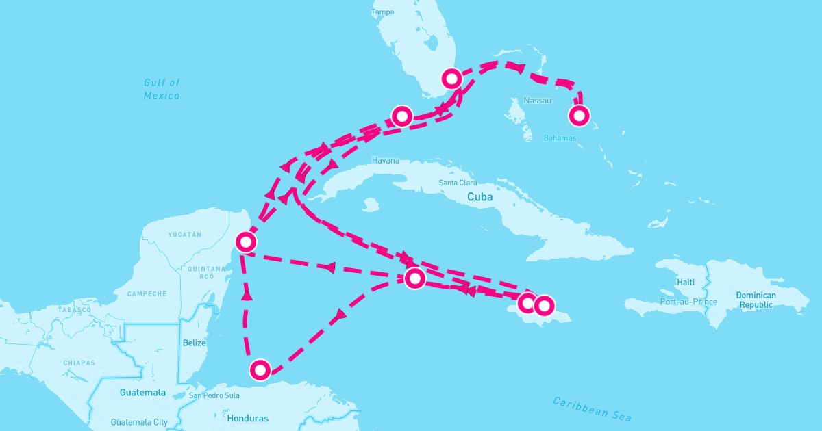 MS Zuiderdam November 11, 2026 | 17-Night Miami Cruise