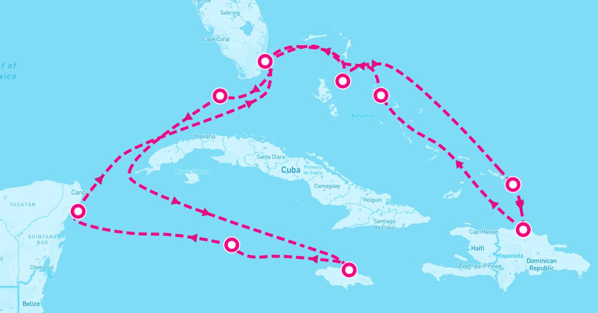 MS Zuiderdam November 21, 2026 — 14-Night Miami Cruise