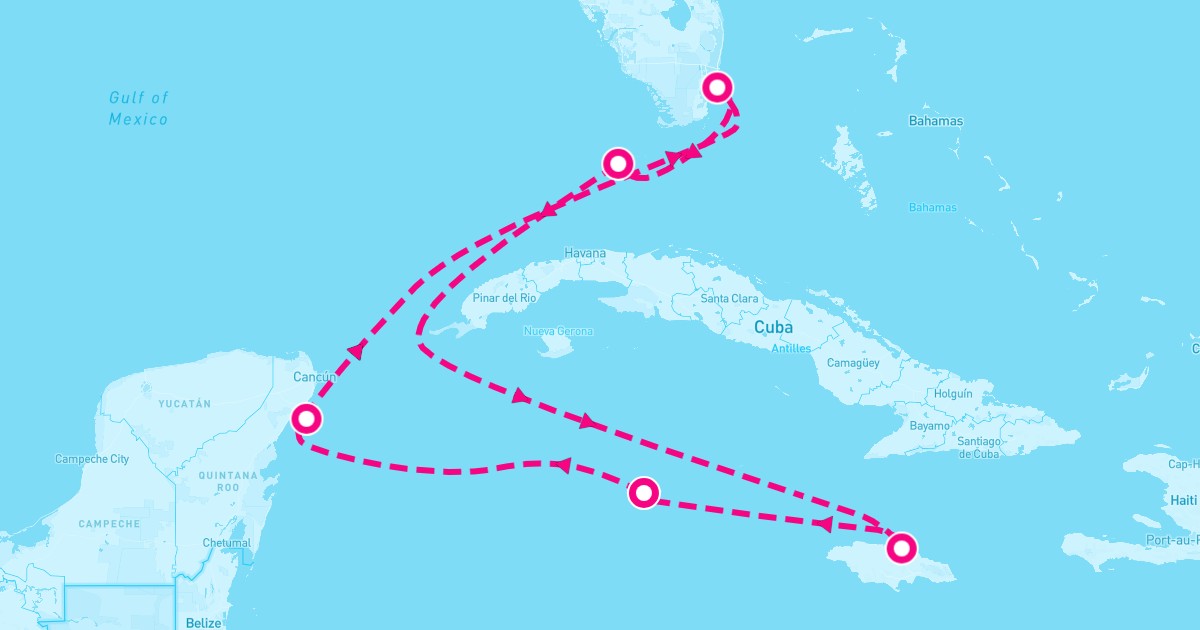 MS Zuiderdam November 21, 2026 — 7-Night Miami Cruise
