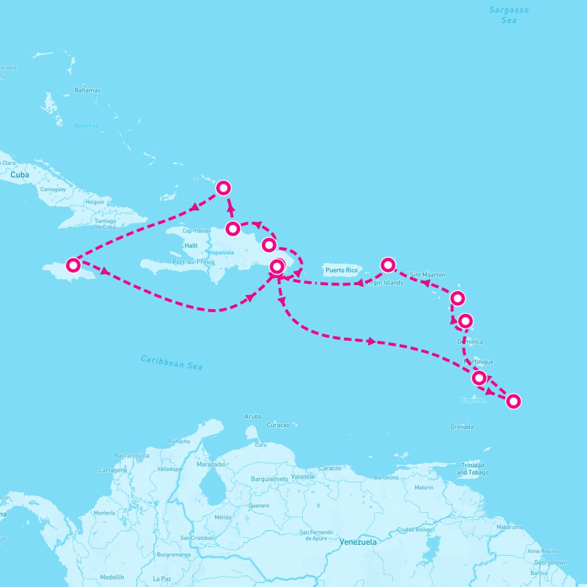 Costa Pacifica - February 11, 2024 (14 Night) Cruise Map, Ports & Ship Info