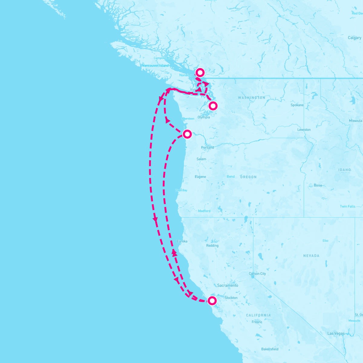 Crown Princess - April 27, 2024 (7 Night) Cruise Map, Ports & Ship Info