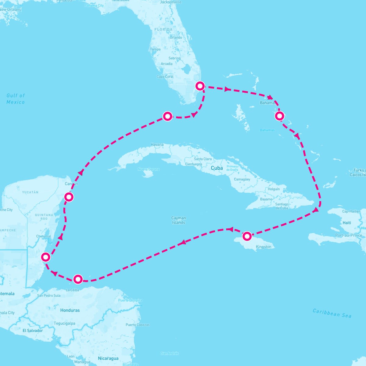 MS Eurodam - April 2, 2025 (10 Night) Cruise Map, Ports & Ship Info