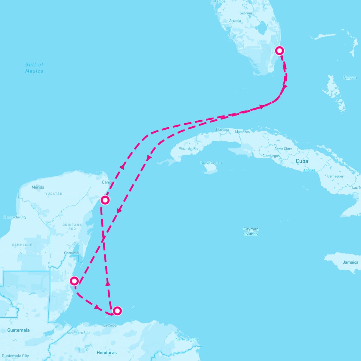 Majestic Princess - November 16, 2025 (6 Night) Cruise Map, Ports ...