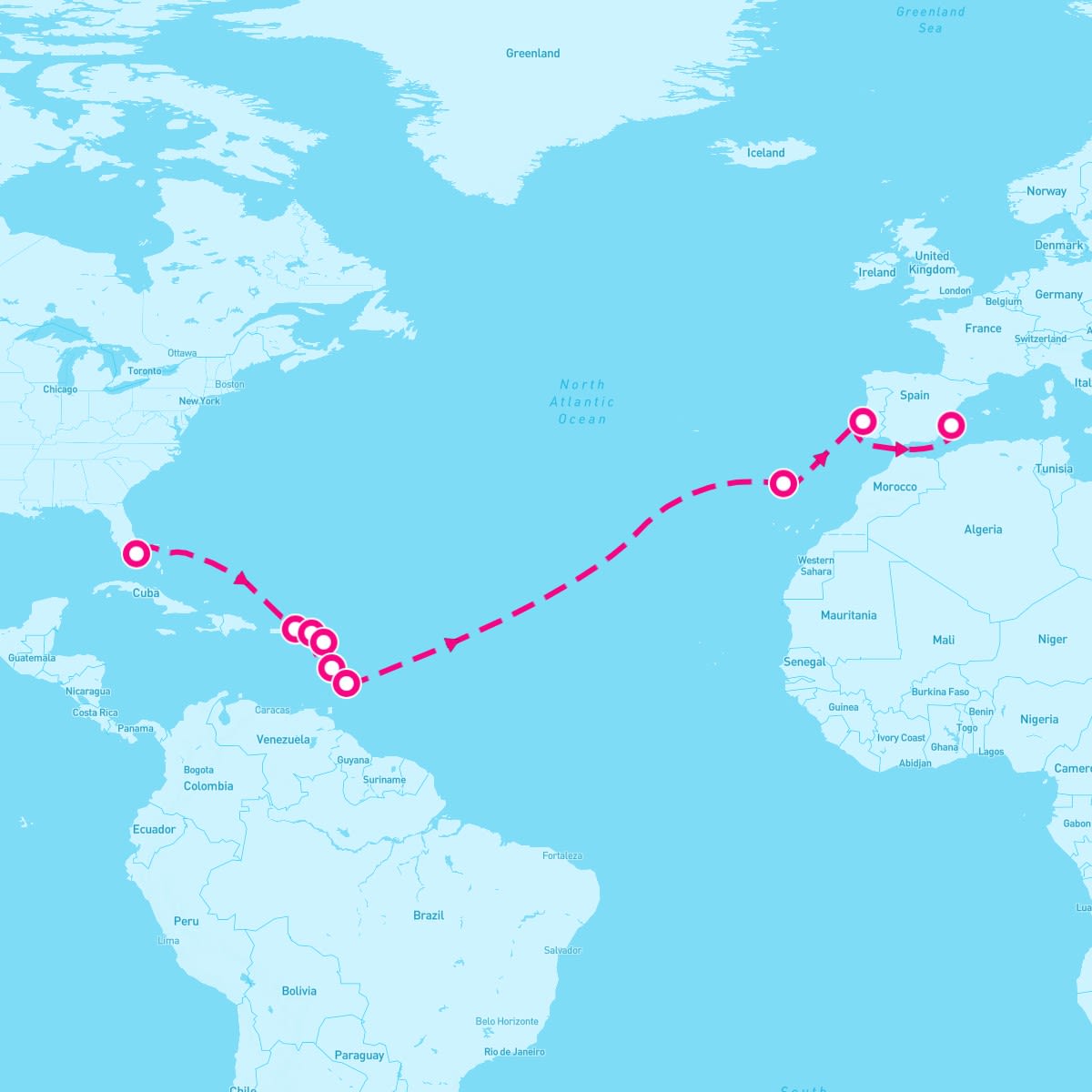 MSC Magnifica Nov 8, 2024 — 18-Night Miami Cruise from $1,047
