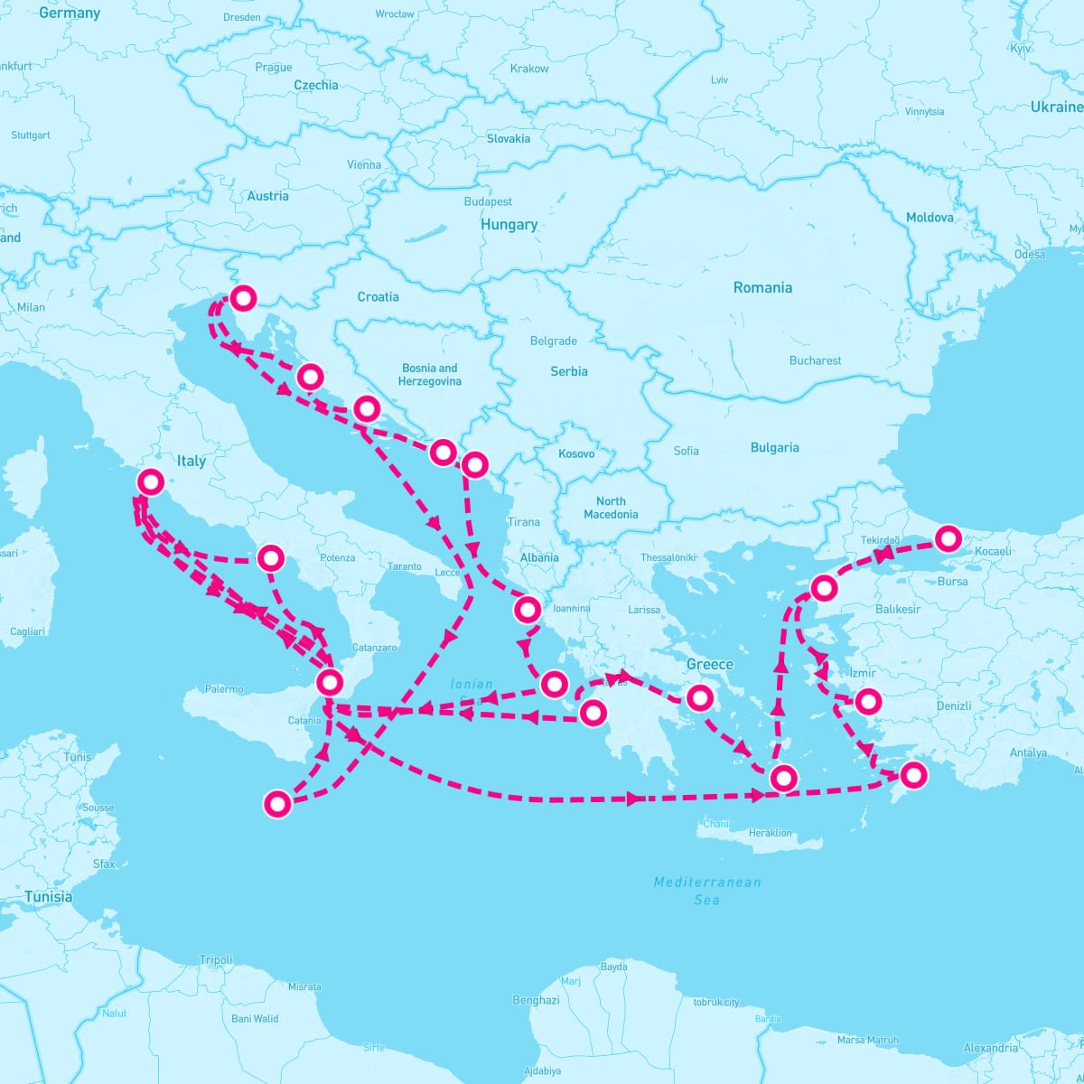 Queen Victoria May 12, 2025 — 28-Night Civitavecchia Cruise from $4,579