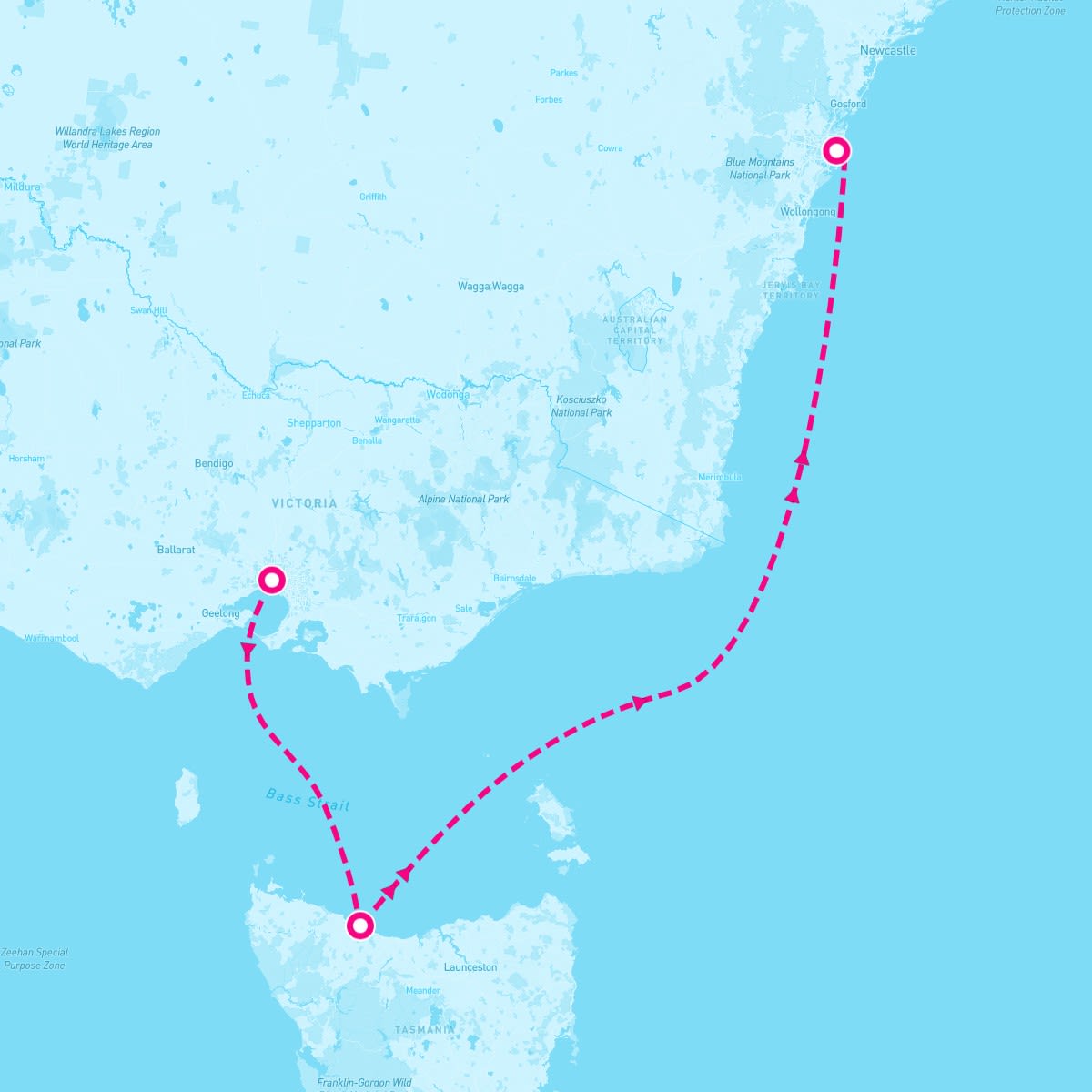 Resilient Lady December 9, 2024 Cruise (3 Nights) – Itinerary Map ...