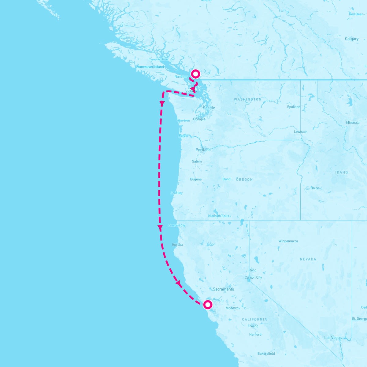 Ruby Princess September 26, 2024 Cruise (3 Nights) – Itinerary Map ...