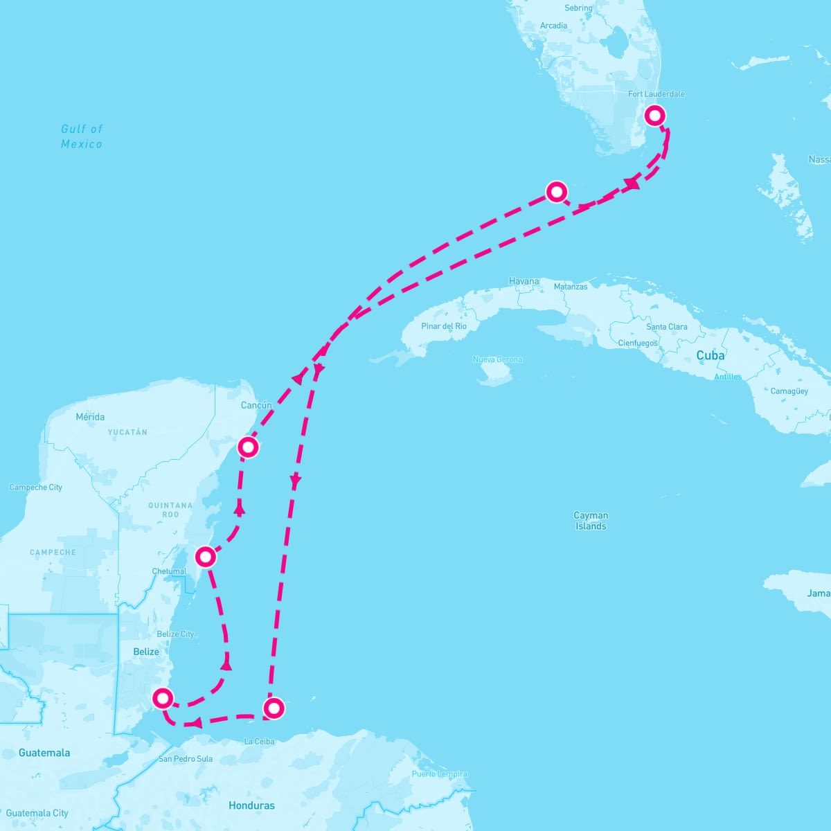 Seven Seas Mariner - December 11, 2024 (7 Night) Cruise Map, Ports ...